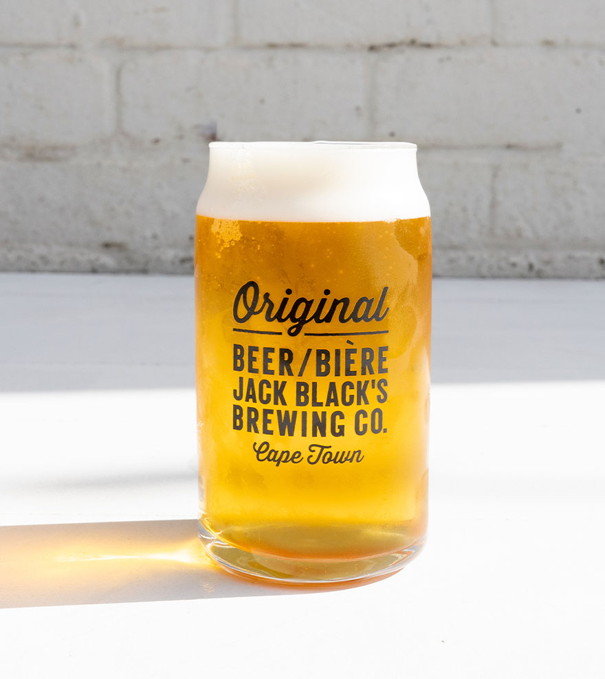 Beer Can Glass x6 – Jack Black's Brewing Co.